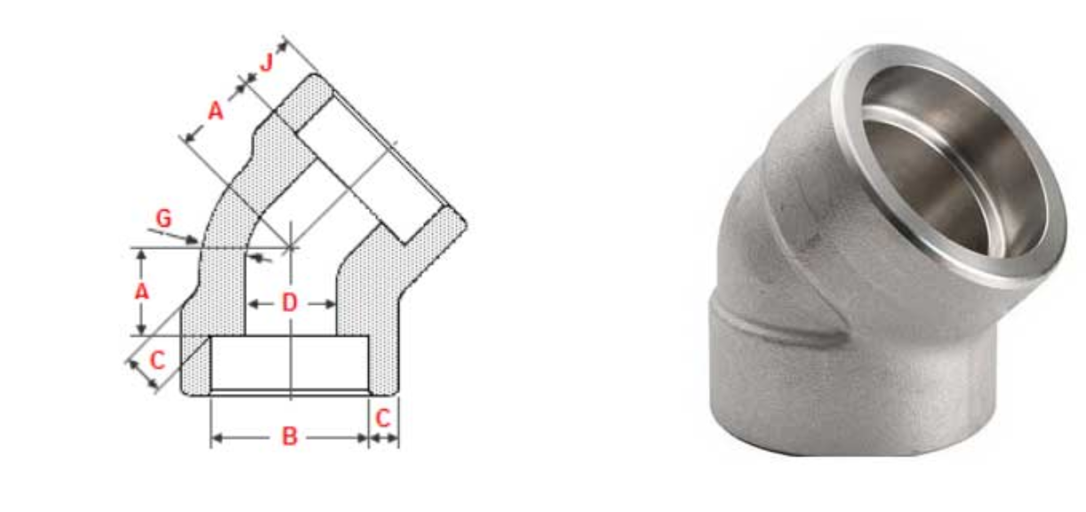 SW Elbow 45deg 316/316L – Viet Thuong Group